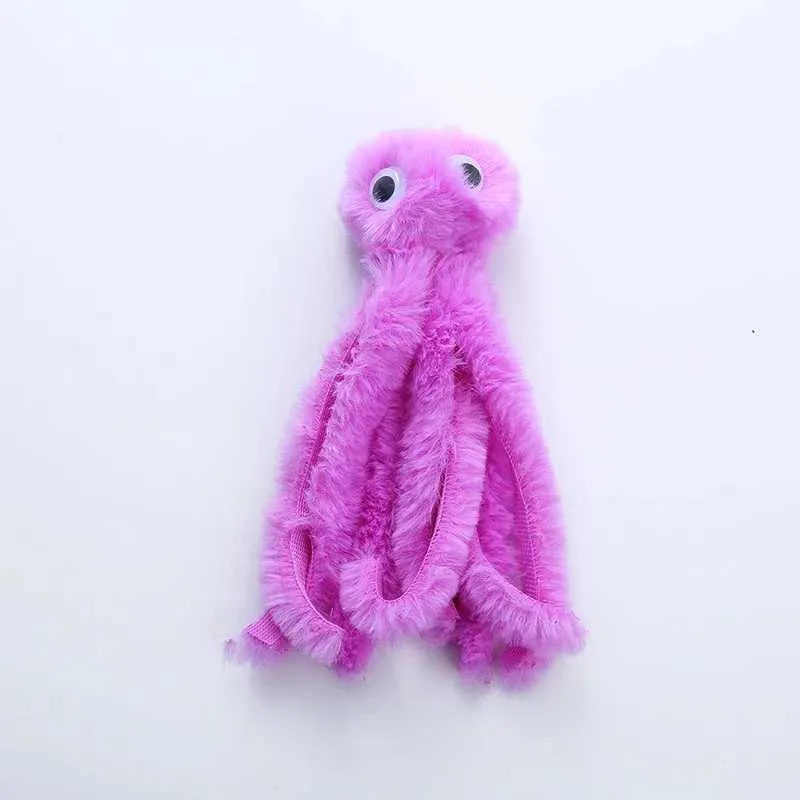 Cat Toy Octopus Plush Bite Resistant Reversible Interactive Play Pet ...