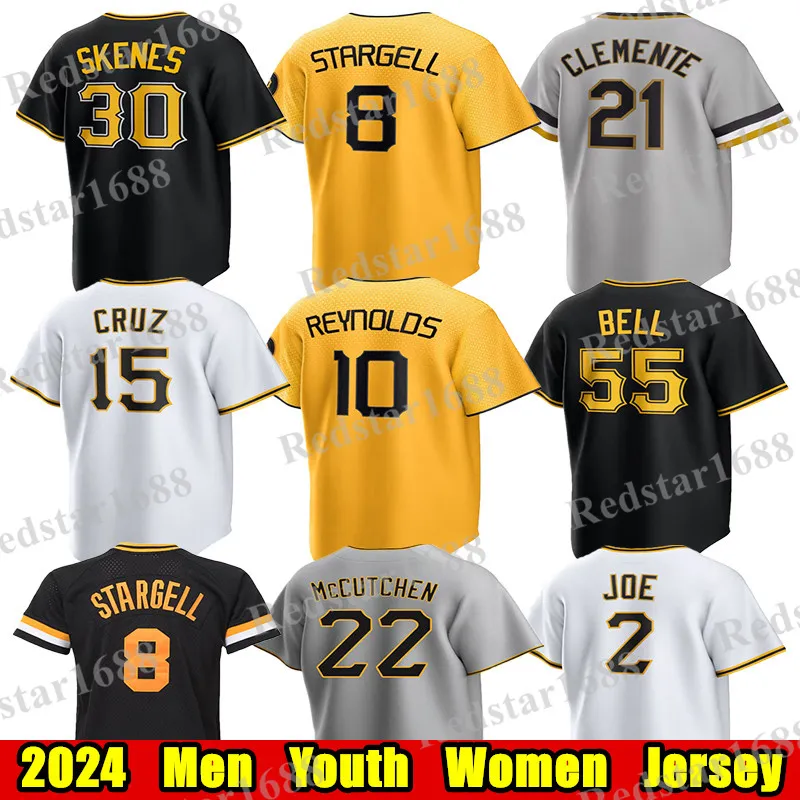 2024 Custom MLB City Connect Baseball Jersey Personalize Your Cruz, Skenes, McCutchen, Chapman ...