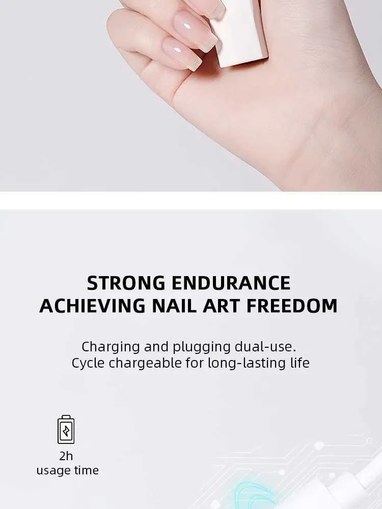 Mini Portable UV LED Nail Lamp for Quick Gel Polish Drying - USB ...