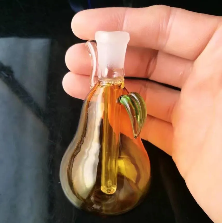 Multi Colored Pear Shaped Glass Hookah , Glass Smoking Pipes Colorful ...