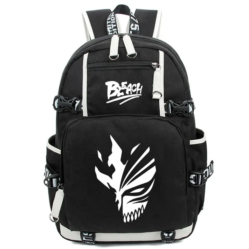 Anime Bleach Ichigo Kurosaki Cosplay Backpack Cartoon Student School ...