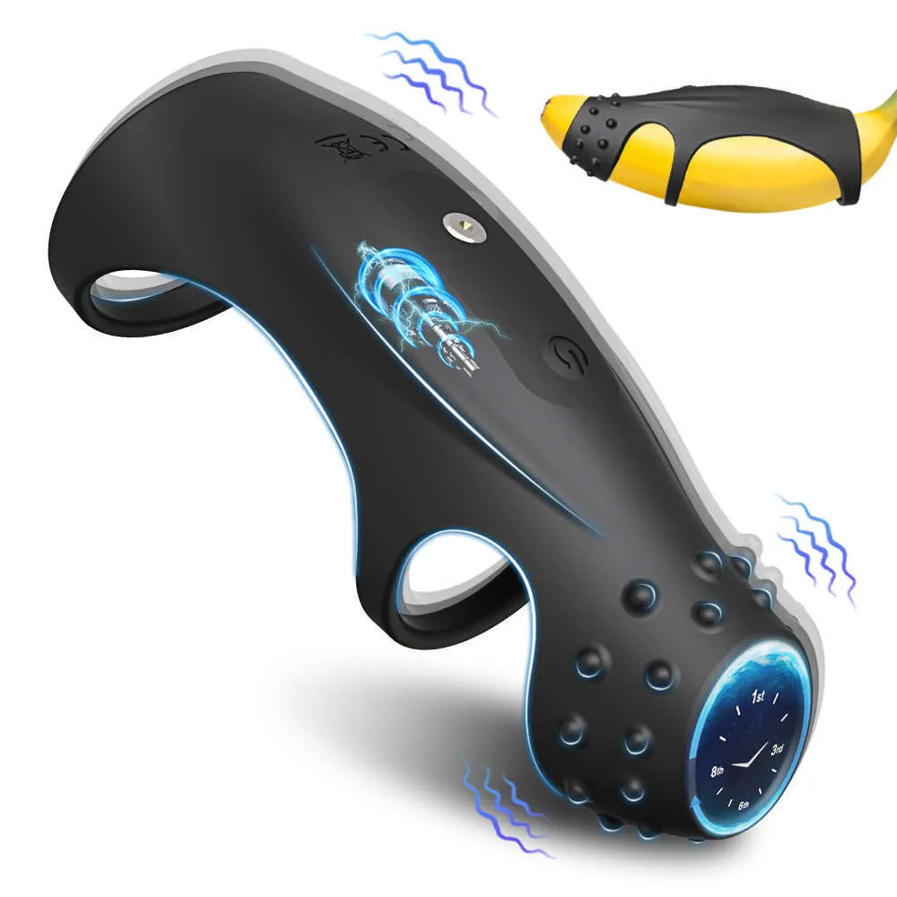 Remote Control Vibrating Cock Ring Silicone Penis Ring For Men ...