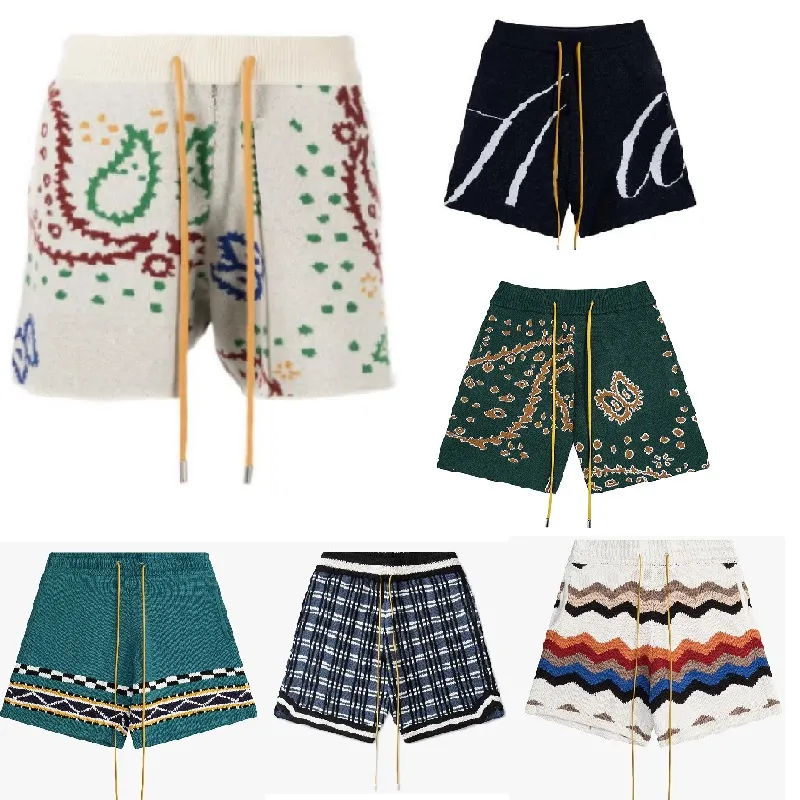 Designer Shorts For Men: Jacquard Knit Wool Leisure Shorts Running ...