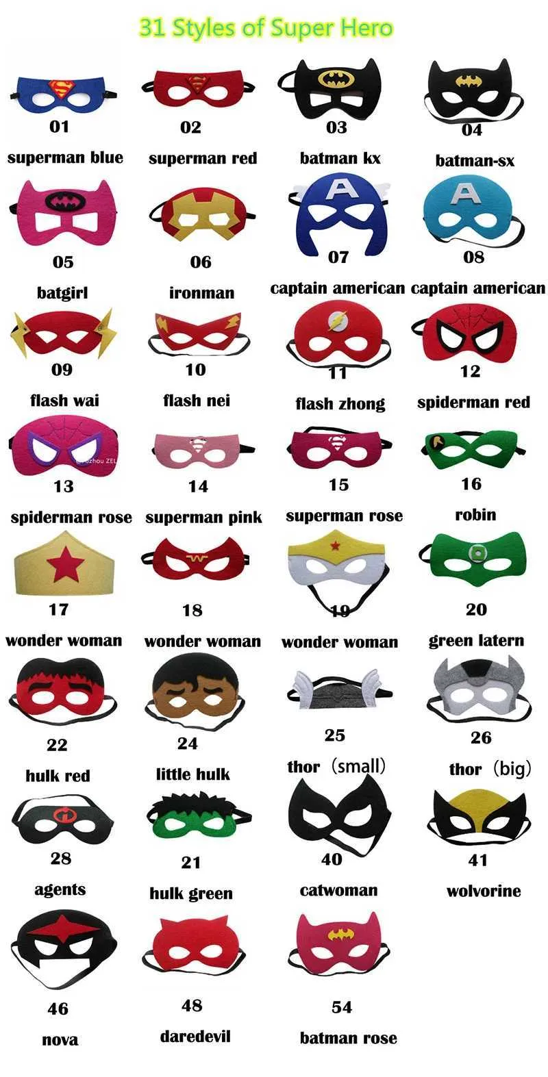 Superhero Cosplay Mask - Perfect for Halloween, Parties & Gifts! Shop ...