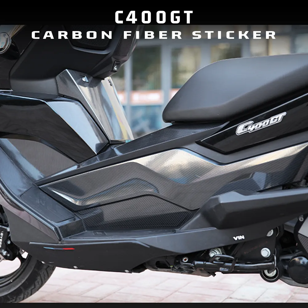 BMW C400GT Motorcycle Body Kit: 3D Carbon Fiber Fairing Decal