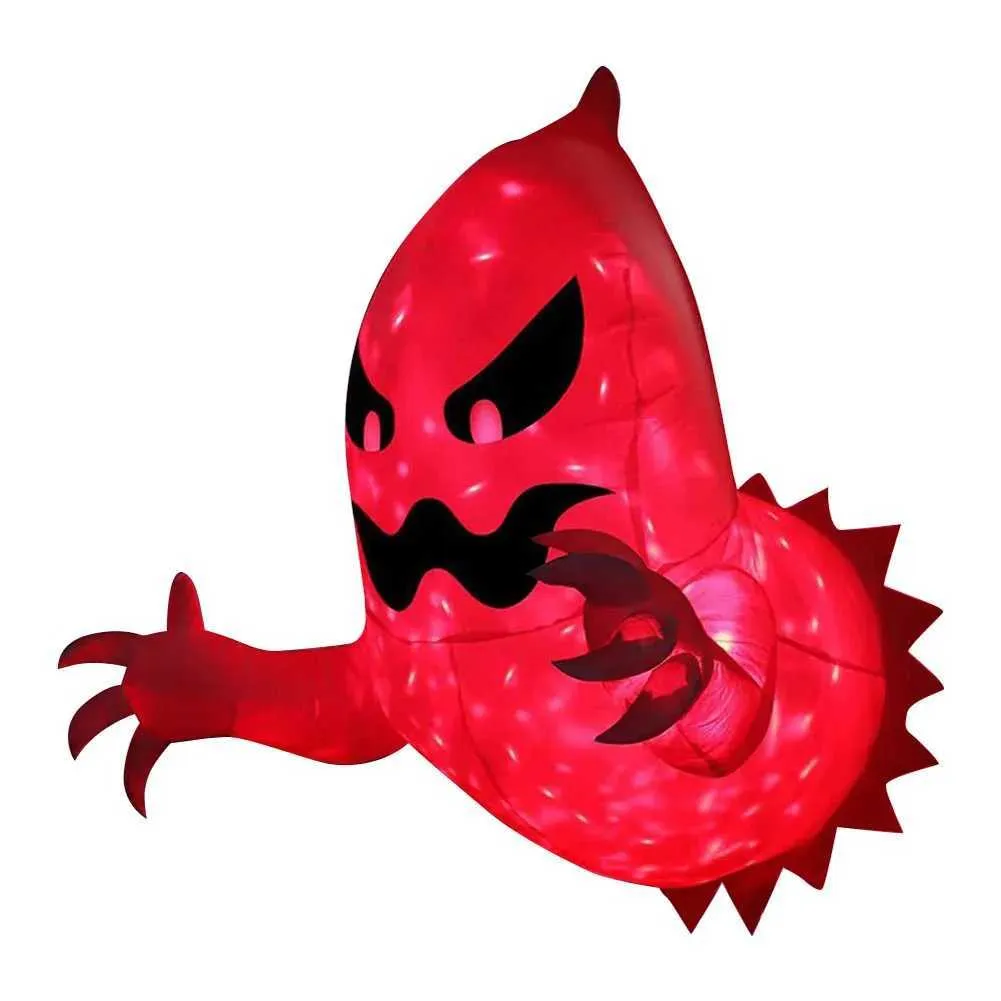 LED Inflatable Ghost Phantom Window Blow-Up Halloween Party Yard ...