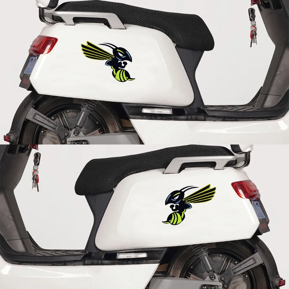 Reflective Angry Bee Car Stickers - 92db Hornet Bee Decals for ...