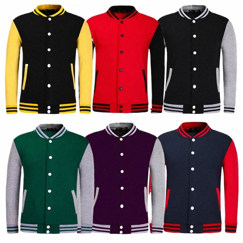 Custom Team Tracksuit, Varsity Coat, Baseball Jacket For Men Purple ...