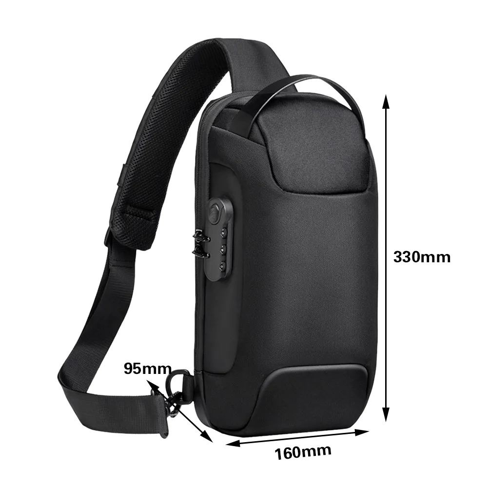 Waterproof Anti-Theft Crossbody Bag: Secure Mens Travel Purse - Shop ...