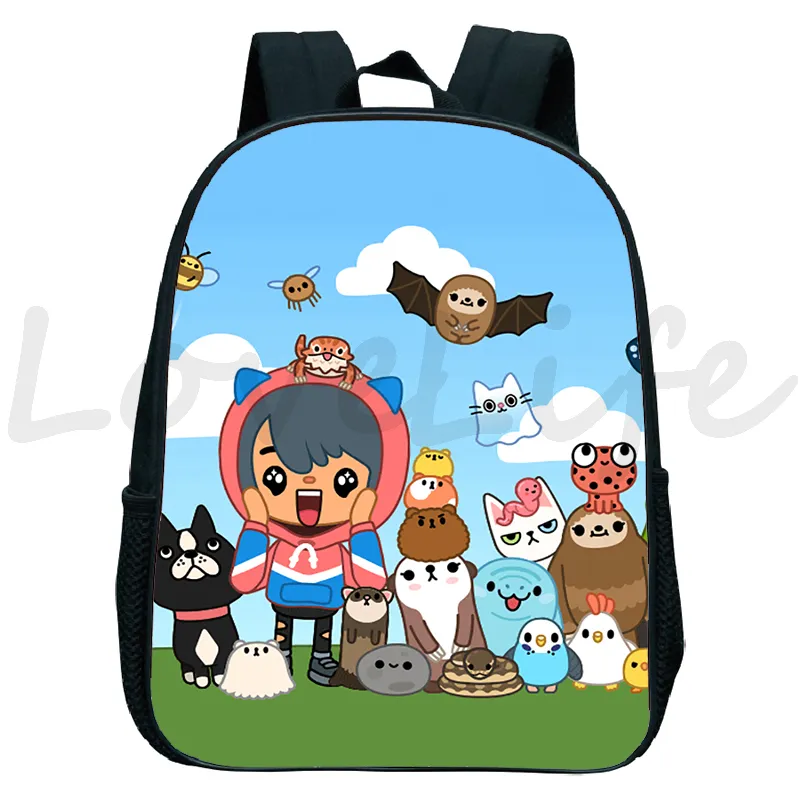 Kids Cartoon Backpacks Toca Life World Mochila Cartoon Mochila Backpack ...