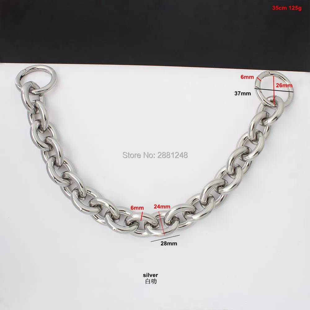 Lightweight 24mm Aluminum Bag Chain Strap with Spring Ring - Premium ...