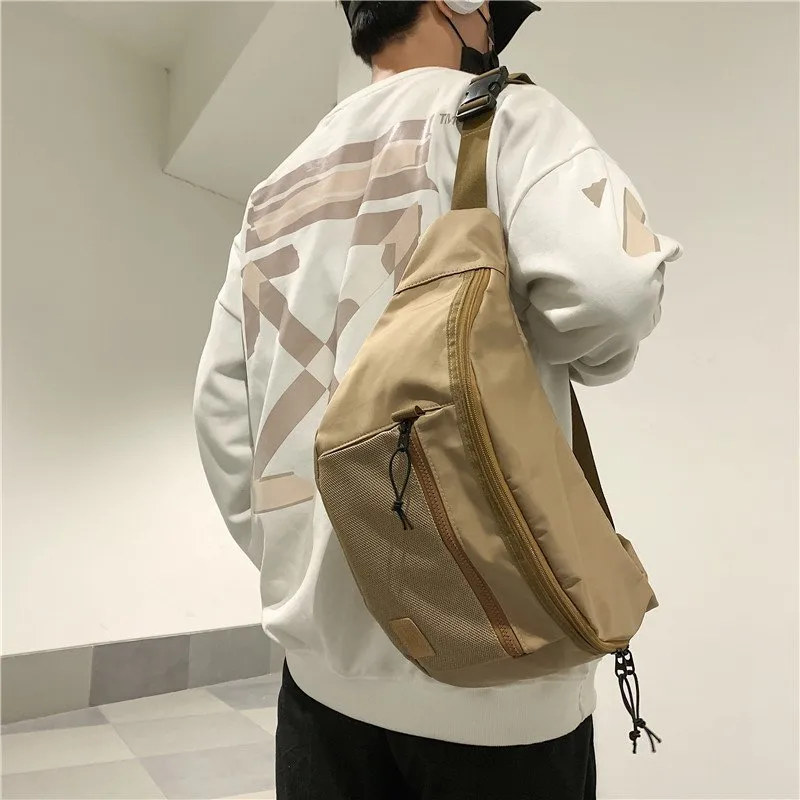 2024 Nylon Fanny Pack, Unisex Street Trend Hip-Hop Crossbody Chest Bag ...