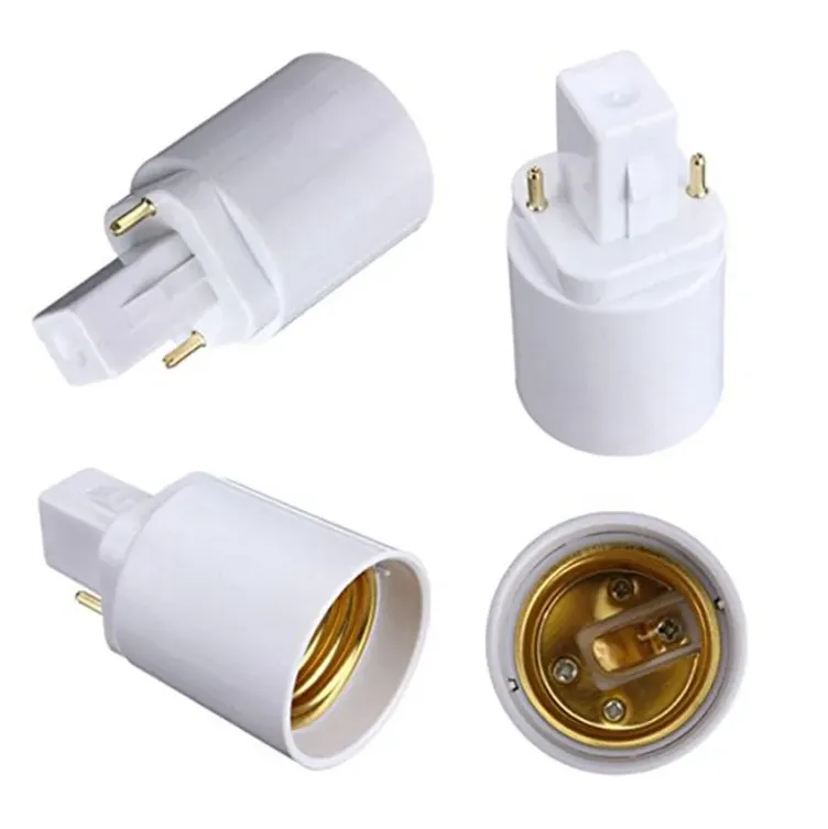 DHgate.com:2 pins or 4 pins G24 male to E27 female G24d G24q to E26 E27 ...