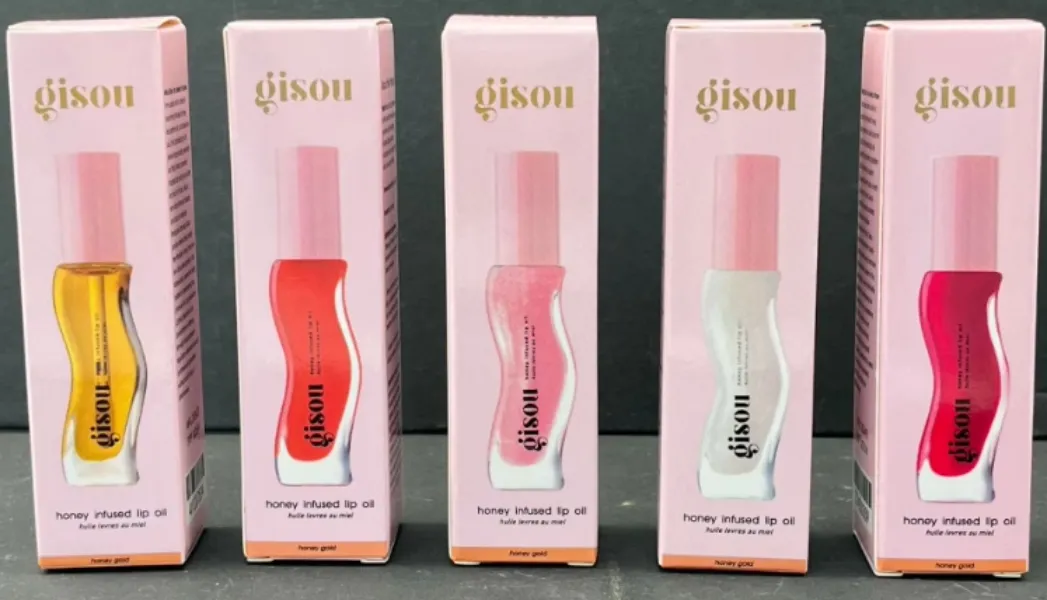 Gisou Moisturizing Mini Lip Gloss Set Coconut Frost, Honey Gold, Mango ...