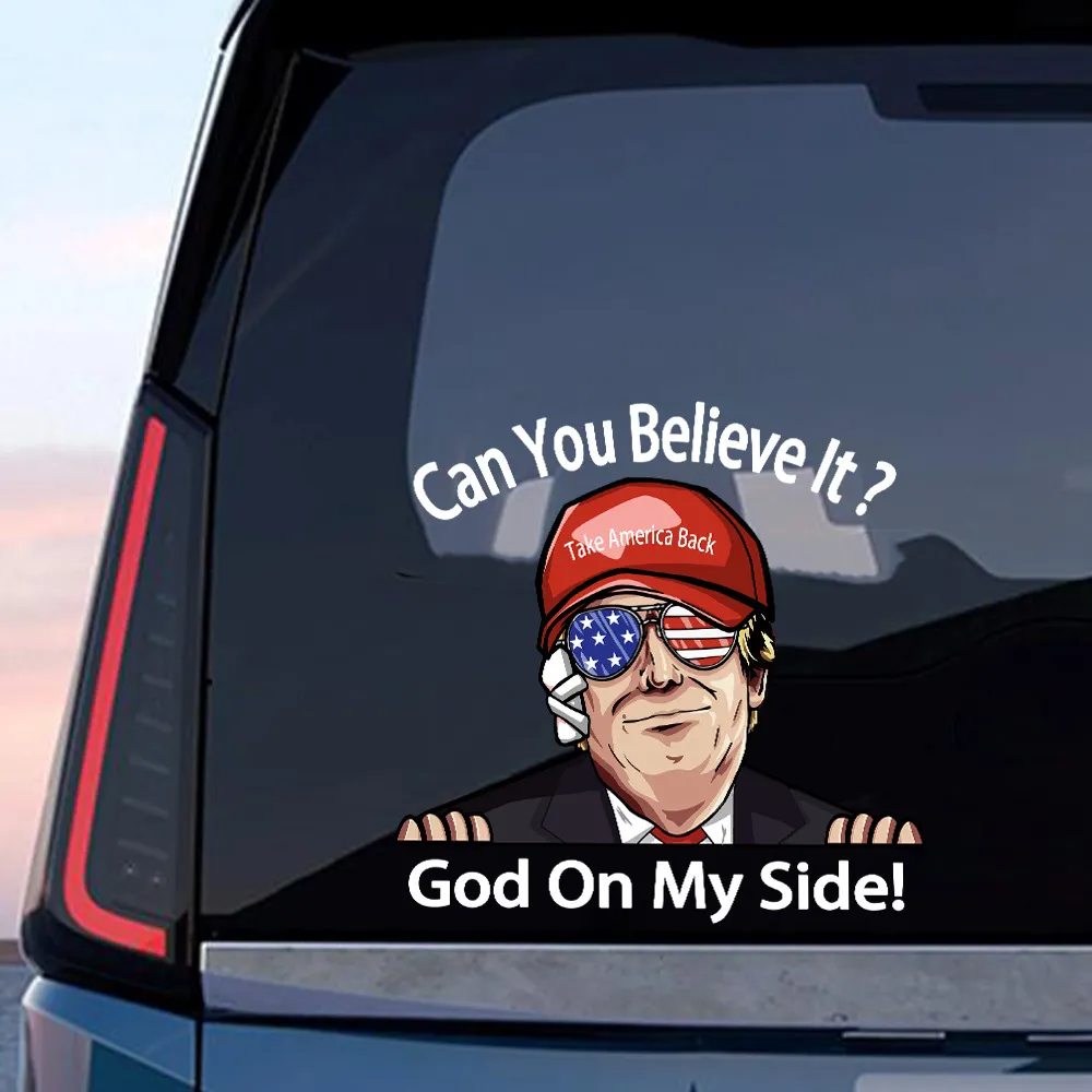 Trump 2024 Car Window Windscreen Banner Sticker PVC Party Supplies For ...