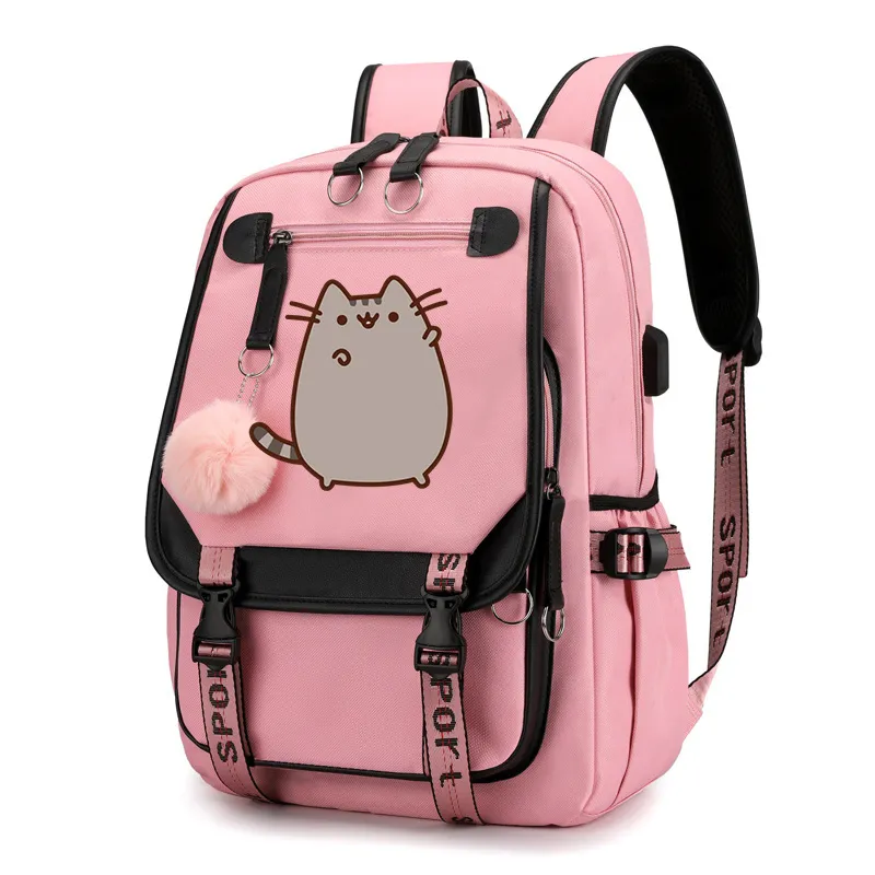 Cartoon Character Book Bags Lightweight Printed School Backpack ...