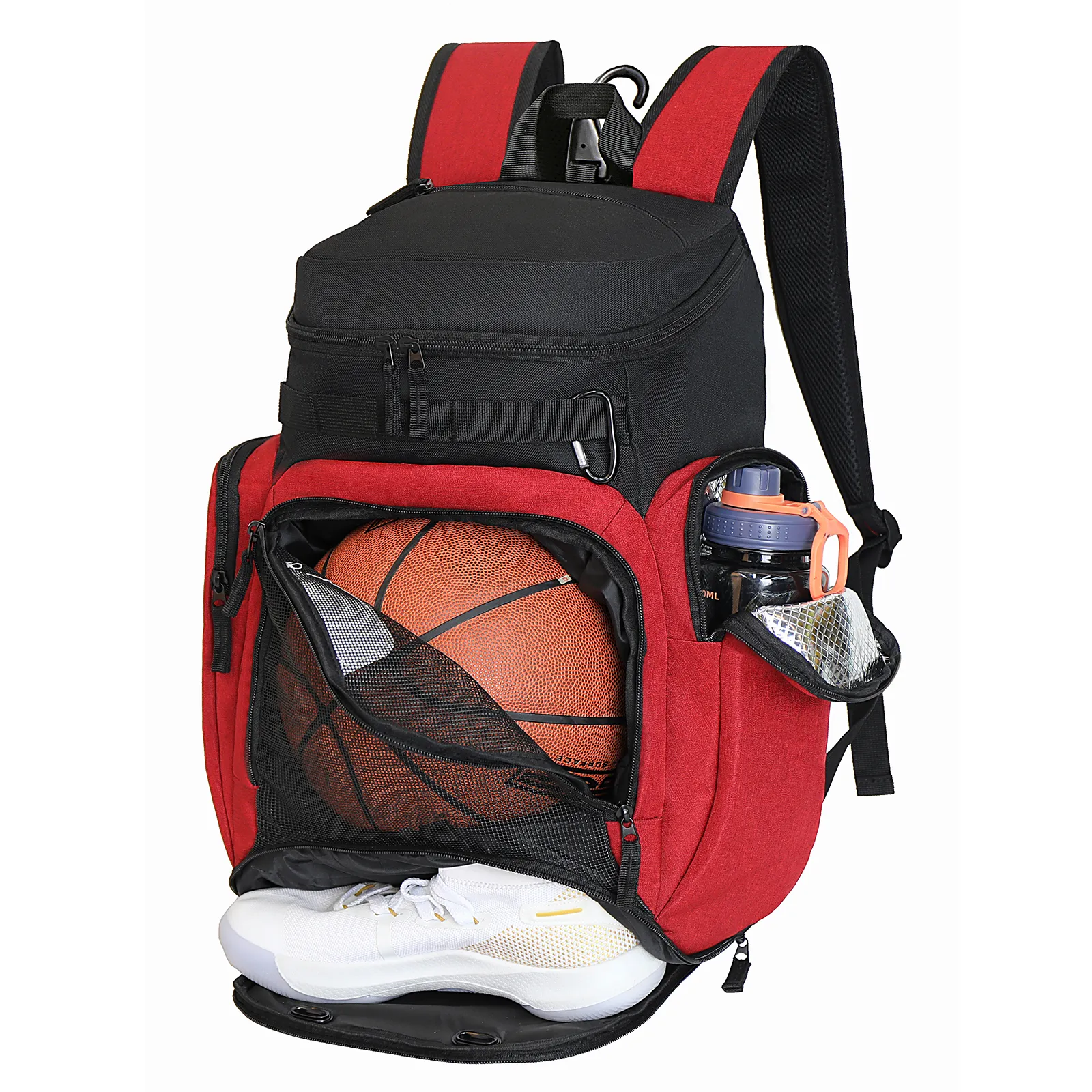 Large Basketball Backpack For Sports, Gym Bag With Ball Compartment ...