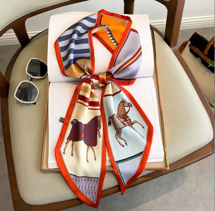 20style Women Wrap Silk Designer Scarf Arm Bag Ribbon... From ...