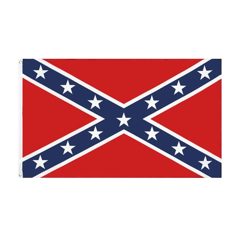 Johnin 3X5Fts Confederate Rebel Eu Flags Dixie, USA, Civil War Of ...