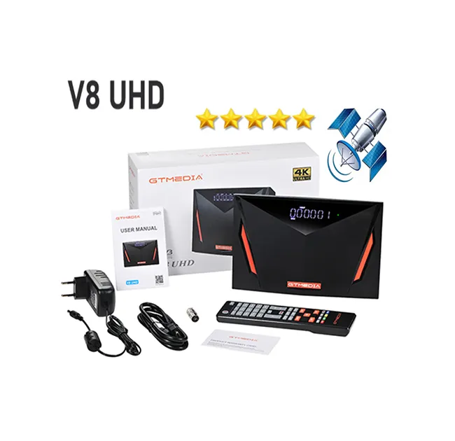 GTMEDIA V8 UHD Satellite Receiver With 4K Support, DVB S/S2/T2X, And ...