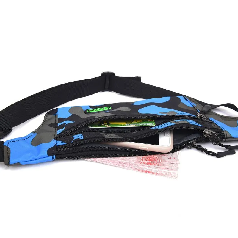 Kids Camo Fanny Pack - Boys & Girls Travel Bum Bag, Adjustable Waist ...