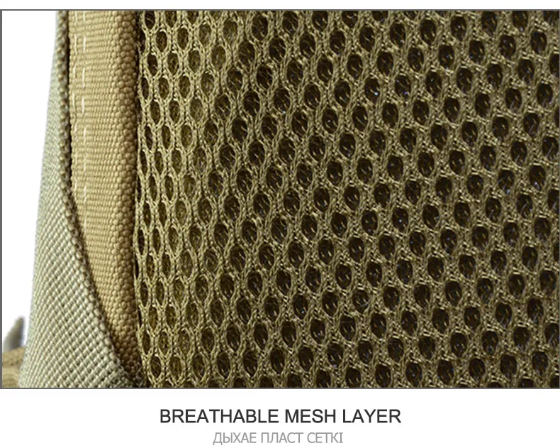 Military Tactical Backpack with Reflective Strip, Water-resistant ...