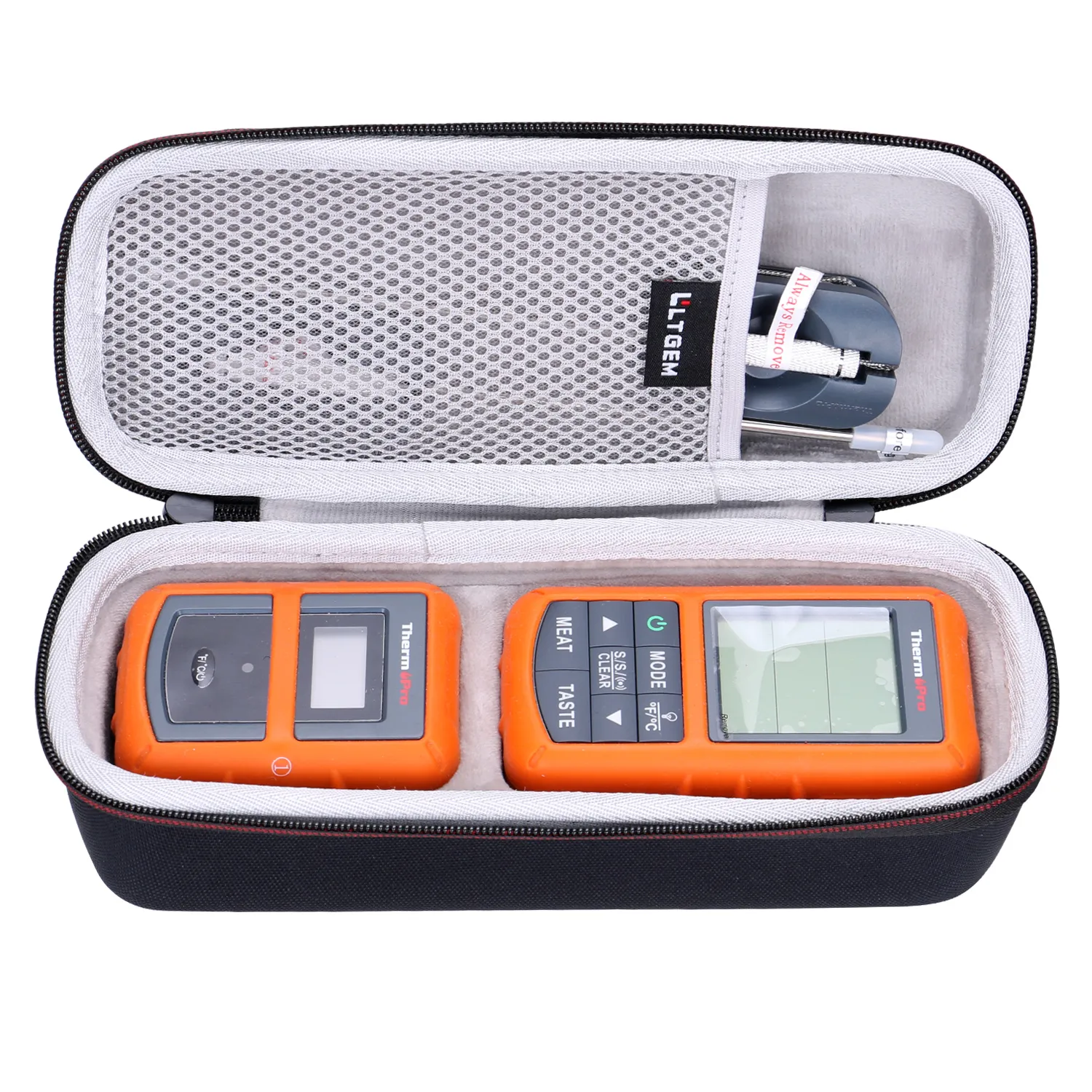 EVA Black Hard Case for ThermoPro TP20, TP08, TP07 Thermometers ...