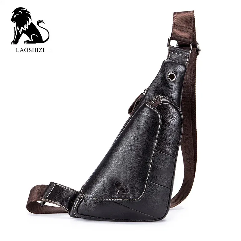 Chest Bag For Men Genuine Leather Triangular... From Camebag, $24.83 ...