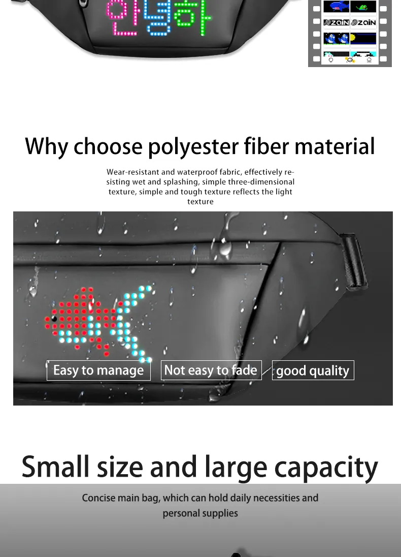 Led Backpacks Bluetooth Version: Smart Waterproof Bag... From ...