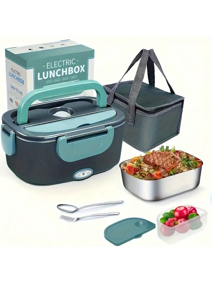 DHgate.com:2-in-1 Electric Lunch Box Portable Bento Box Food Heater ...