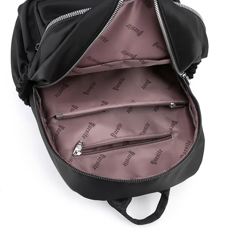 Multifunctional Casual Nylon Backpack - Stylish Large Capacity Travel ...