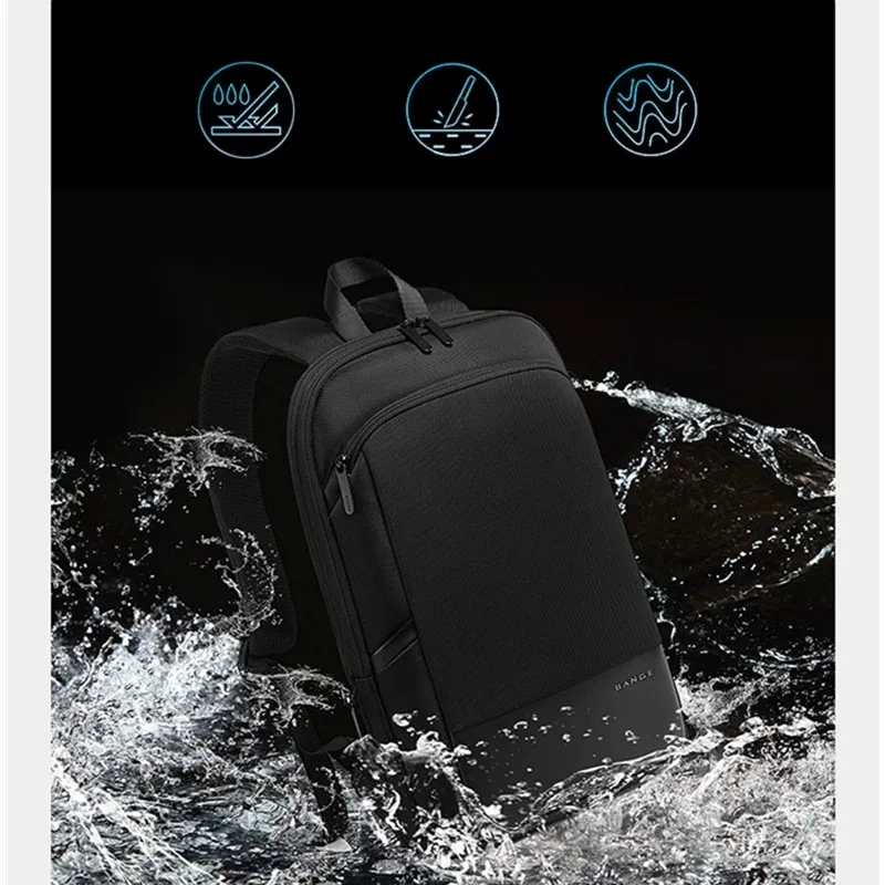 Men Business Backpack Expandable Anti Theft Travel Backpack For 15.6 ...