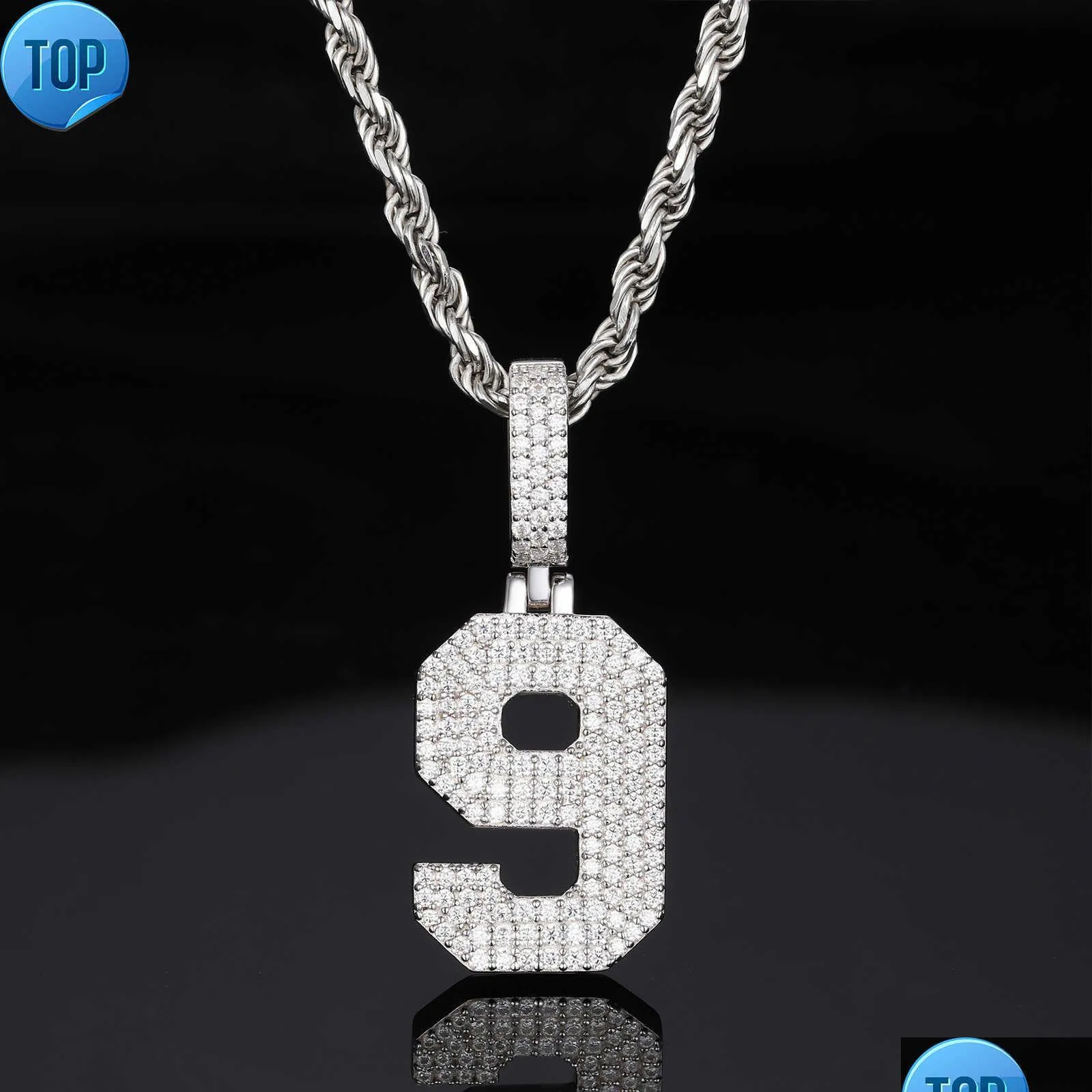 DHgate.com:Exquisite Moissanite 925 Sterling Silver Diamond Pendant ...