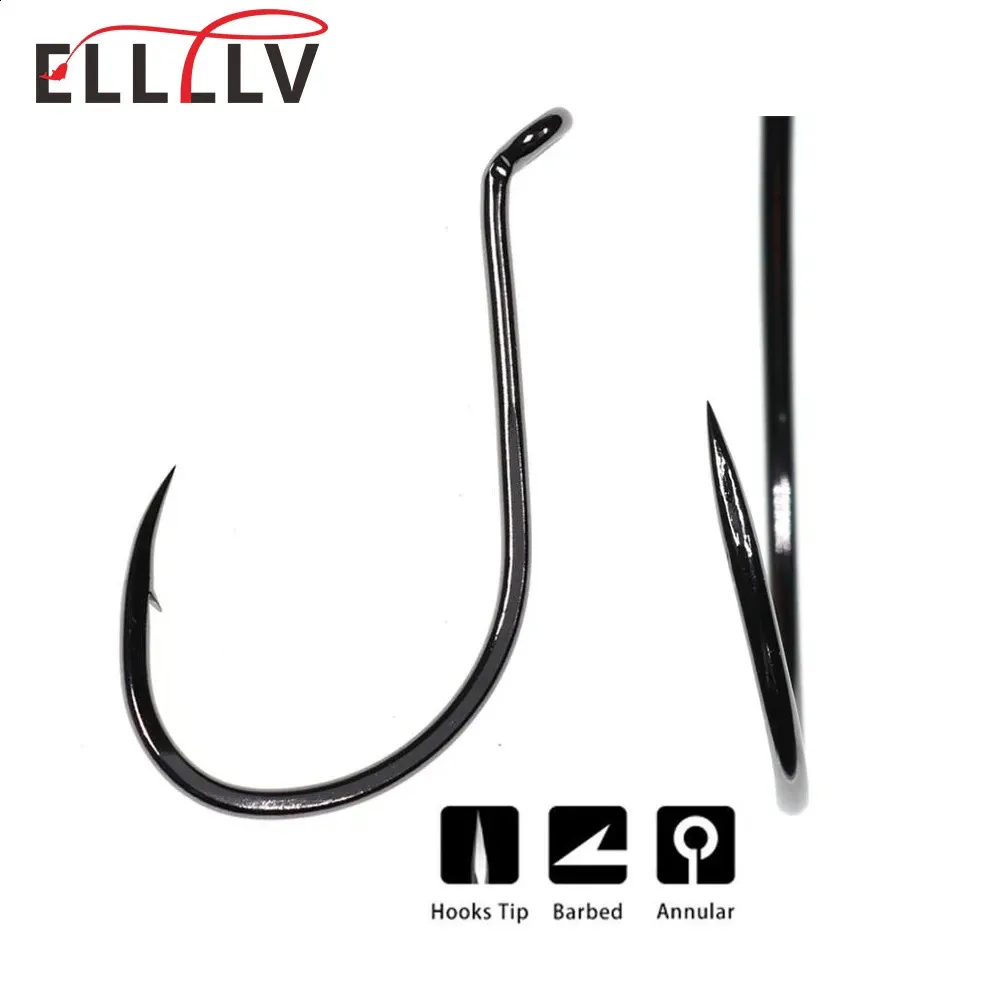 Octopus Beak Hooks - Strong Offset Fish Hooks, High Carbon Steel for ...
