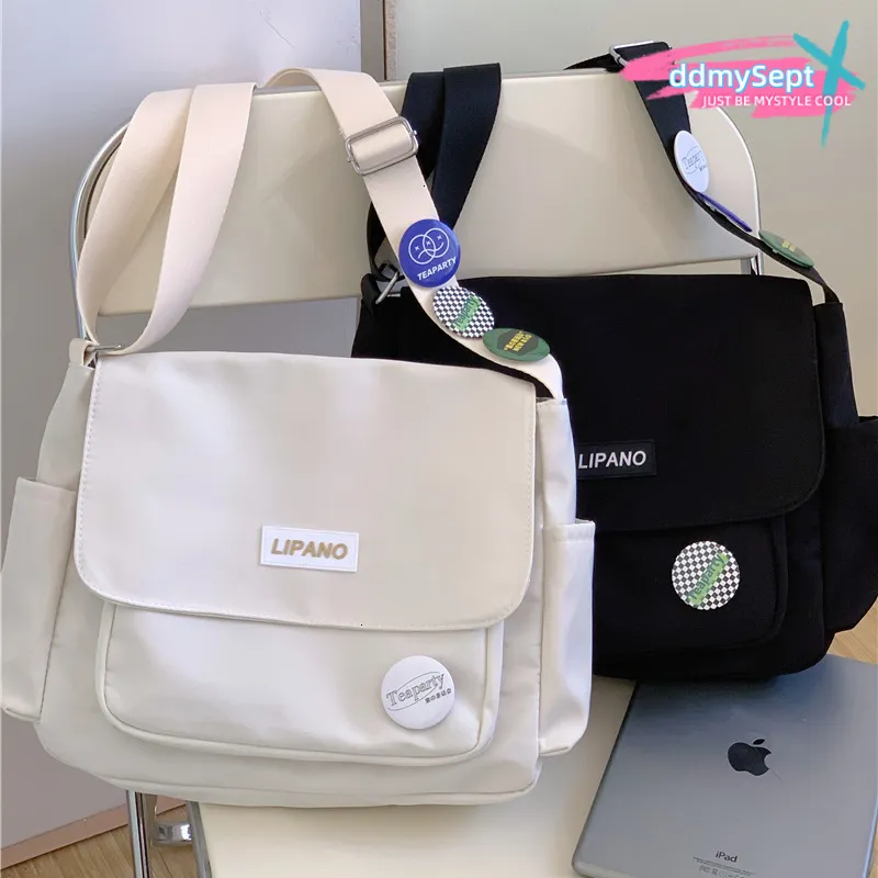 Stylish Nylon Crossbody Messenger Bag: Korean Style Shoulder Handbags ...