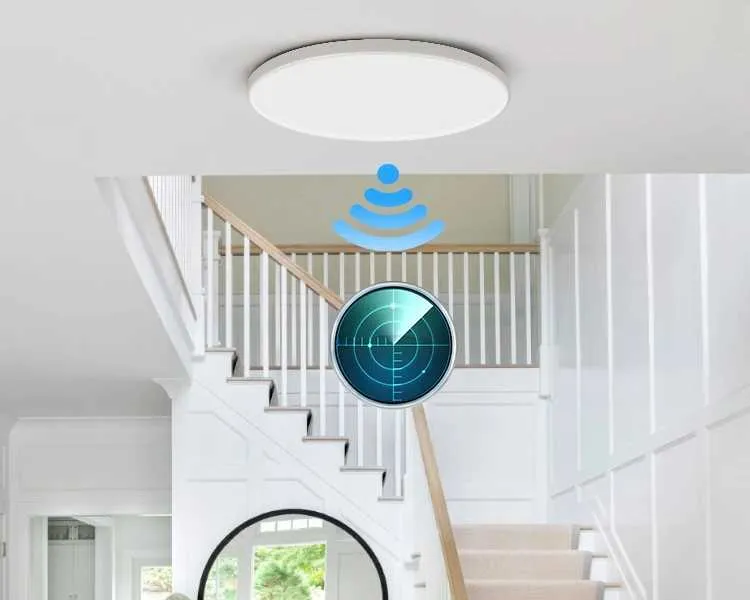 Waterproof IP44 LED Ceiling Light, 20W/30W Motion Sensor Ceiling Lamp ...