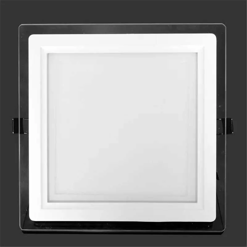 6W-18W Dimmable LED Square Glass Panel Downlights: Illuminate Your ...