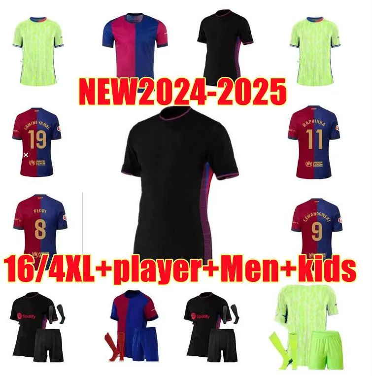 DHgate.com:FC Barcelona 2024/25 Home Soccer Jersey for Men and Kids ...