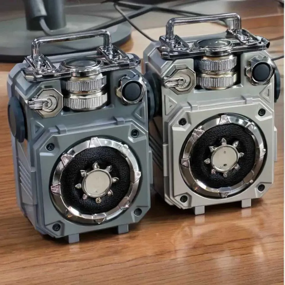 Mecha Style Mini Motorcycle Subwoofer Bluetooth Speaker With Super Bass ...
