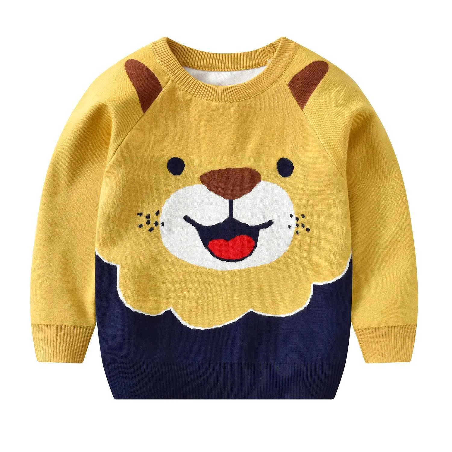 Cozy Cartoon Sloper Baby Sweater: Winter Warmth in Soft Knit Fabric ...