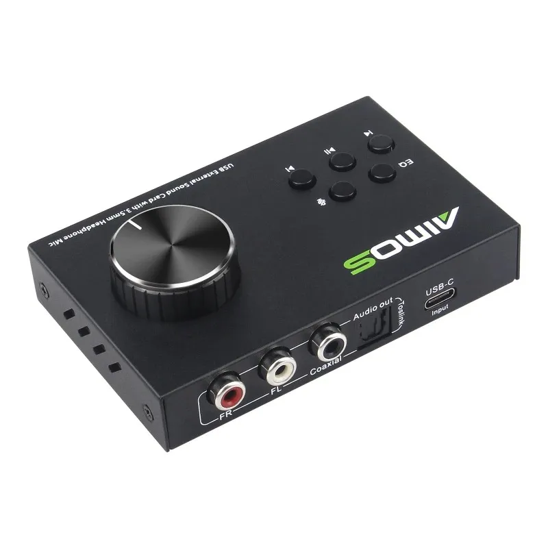 T10 USB External Ubuntu Usb Sound Card With 3.5mm Headphone Mic ...