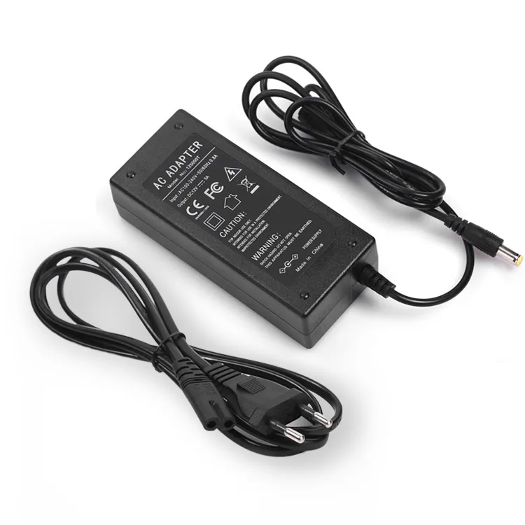 60W 12V 5A 19v Power Adapter With 1.2m Cable For LED Light Strip AC 100 ...