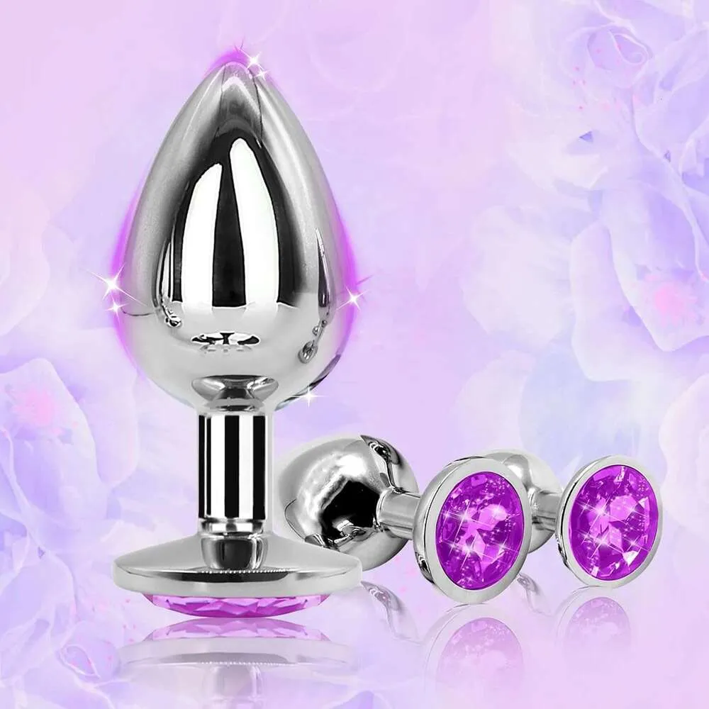 DHgate.com:Purple 3Pcs Metal Crystal Diamond Silica Beginner Plug Kit ...
