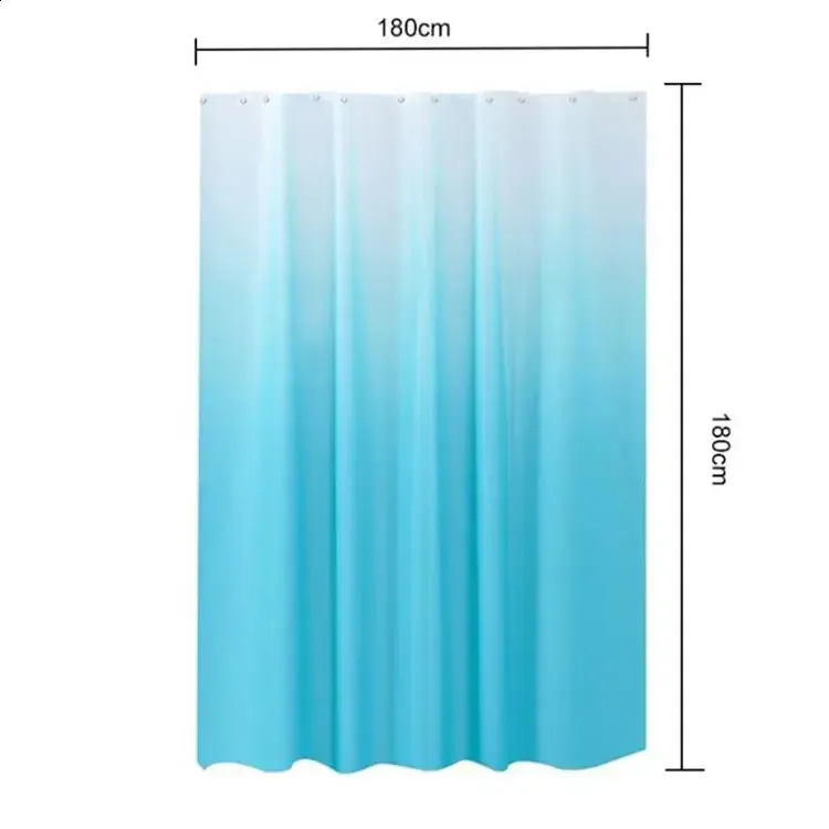 Gradient Shower Curtain: Waterproof & Mildew-Resistant - Shop Now ...