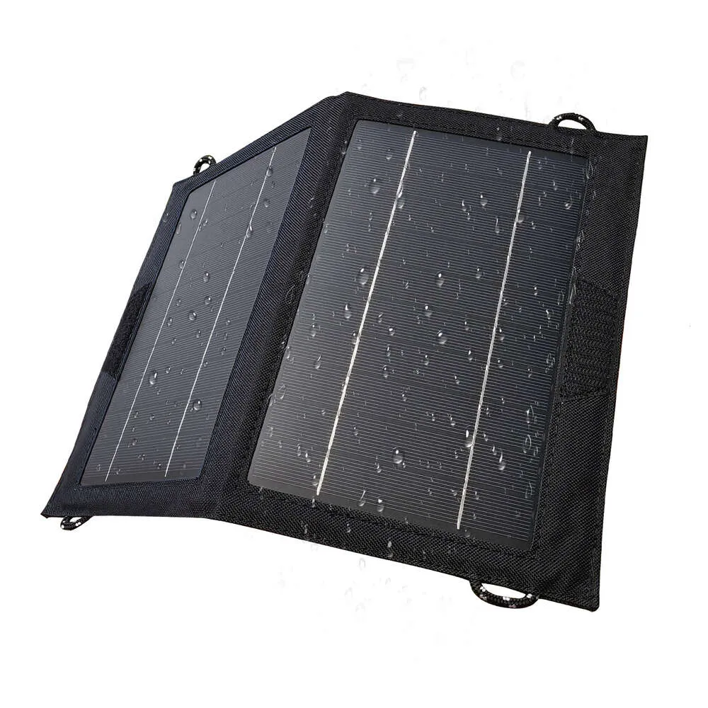 10W Portable Solar Charger - Waterproof Foldable Solar Panel for ...
