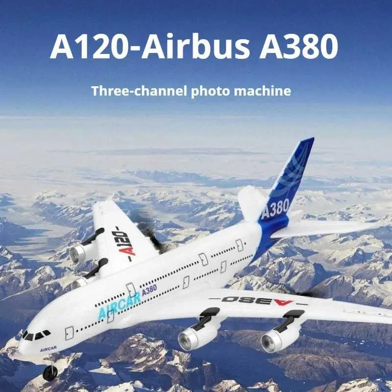 New Airbus A380 Dual Power Gliding Plane Model Toy Electric Powered ...