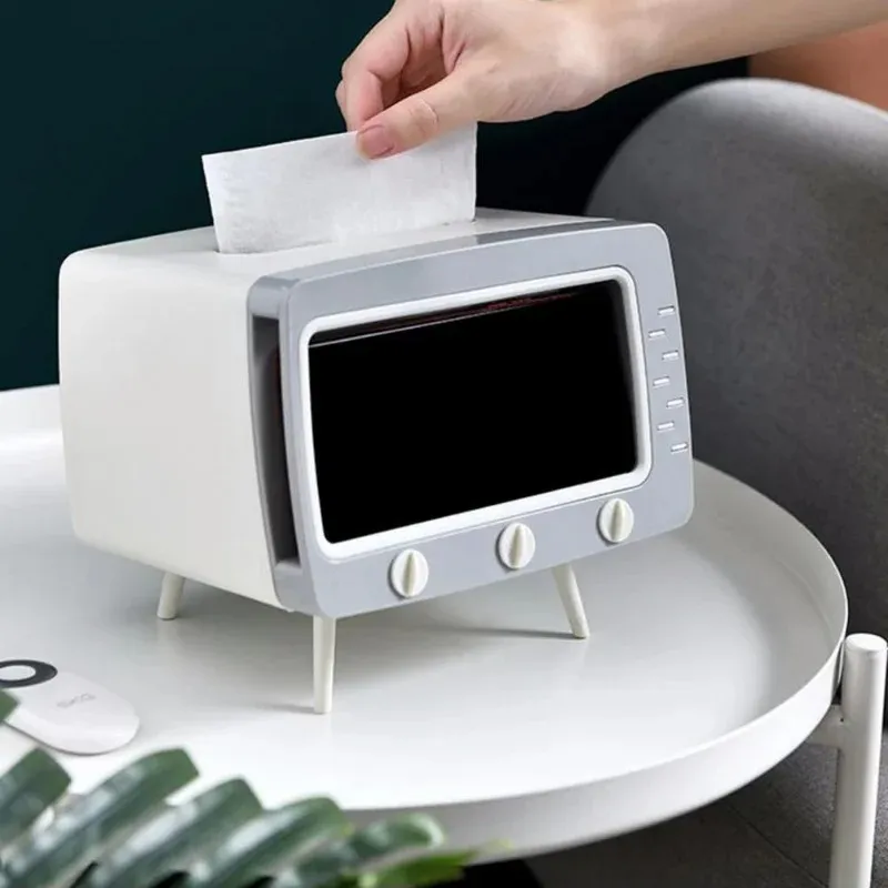DHgate.com:Multifunctional Tissue Box with Integrated Phone Holder:Home ...