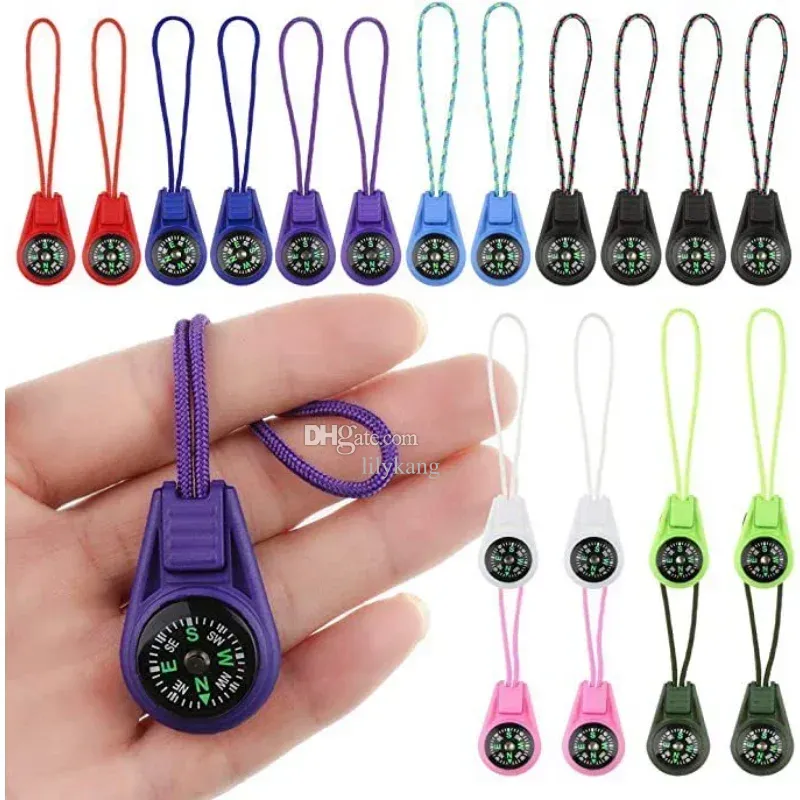 Mini Compass Pocket Navigator: Portable Camping Hiking Compass Keychain ...