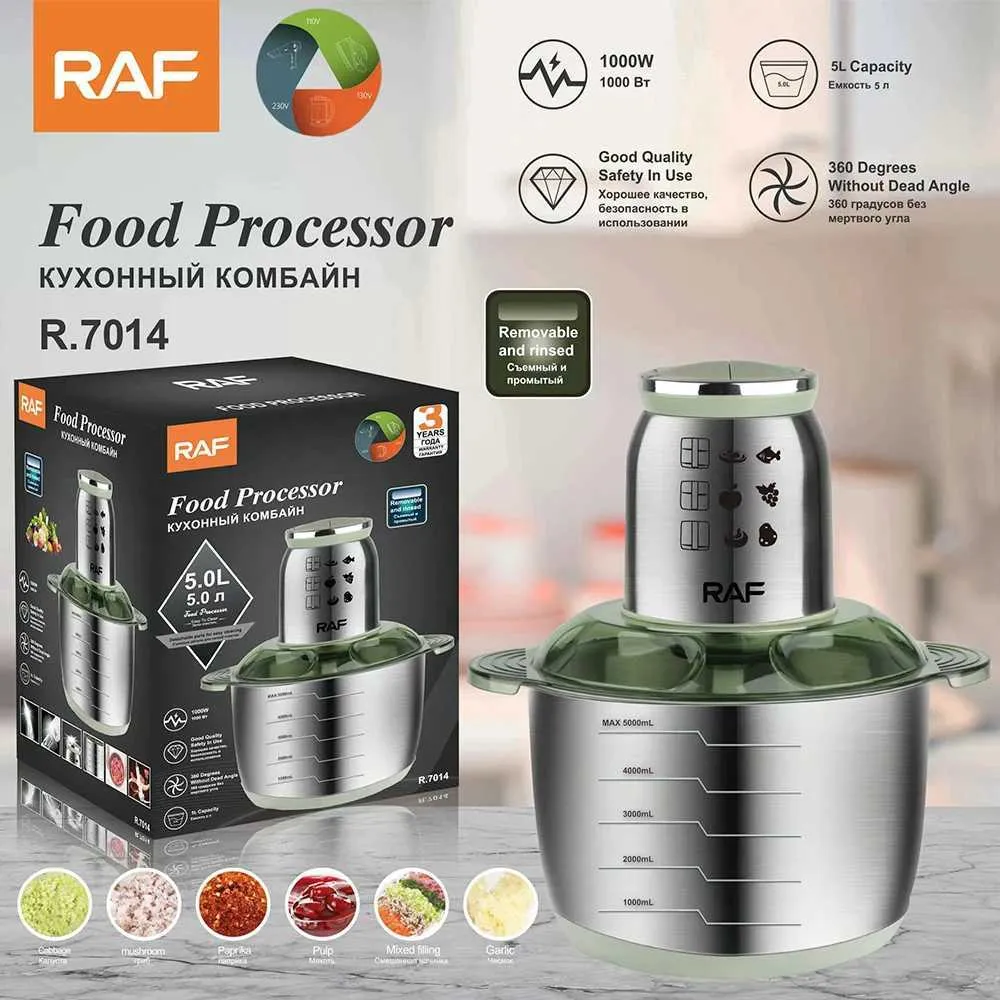 DHgate.com:5L Electric Meat Grinder - 1000W Food Processor, Stainless ...