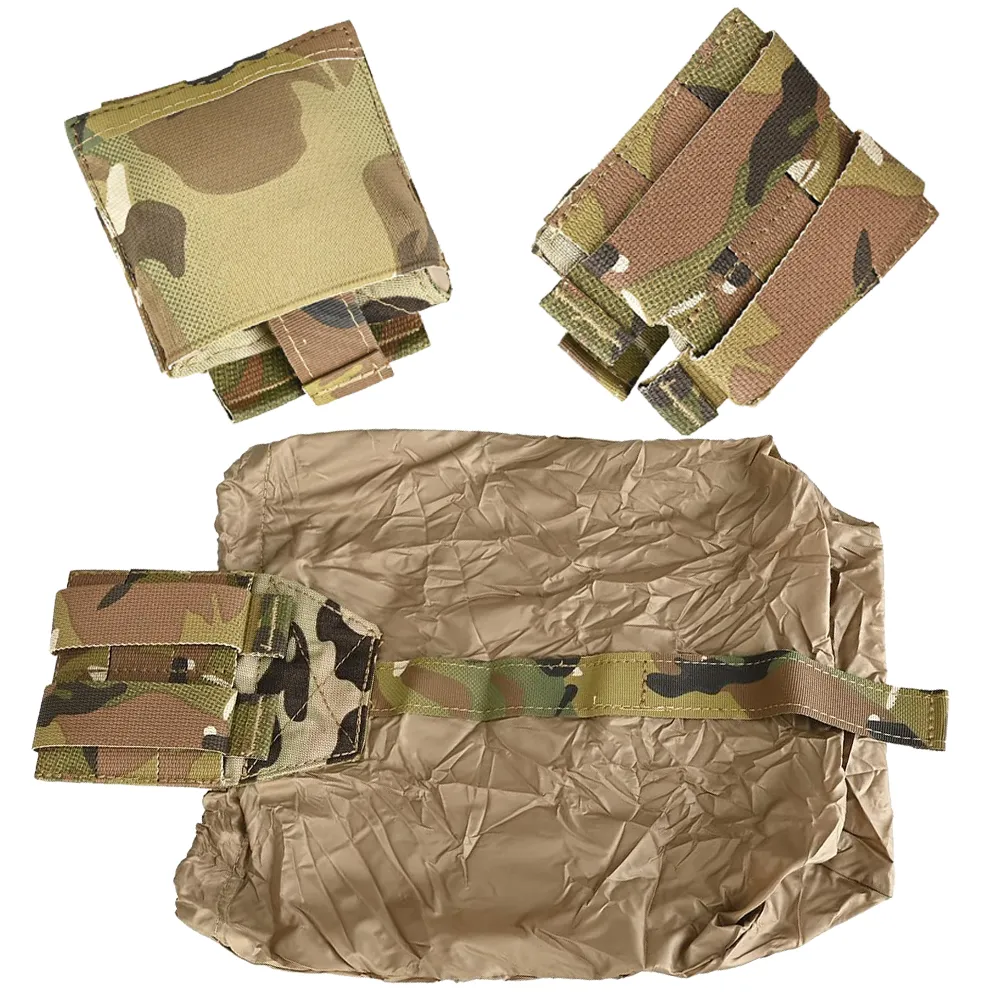 Tactical MOLLE Magazine Drop Pouches Foldable Cummerbund, Speed Elastic ...